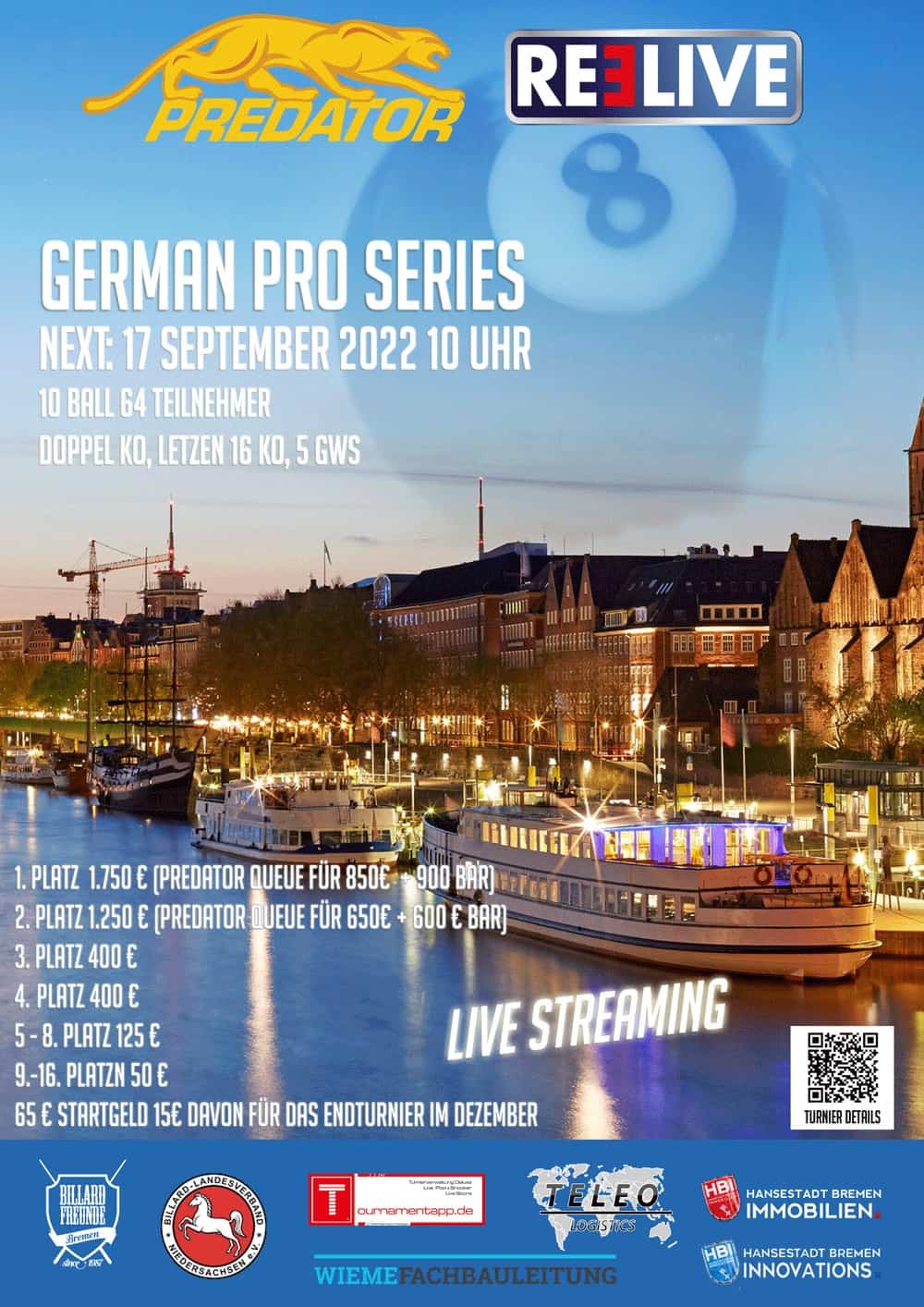 Predator German Pro Series – Cuesports Live