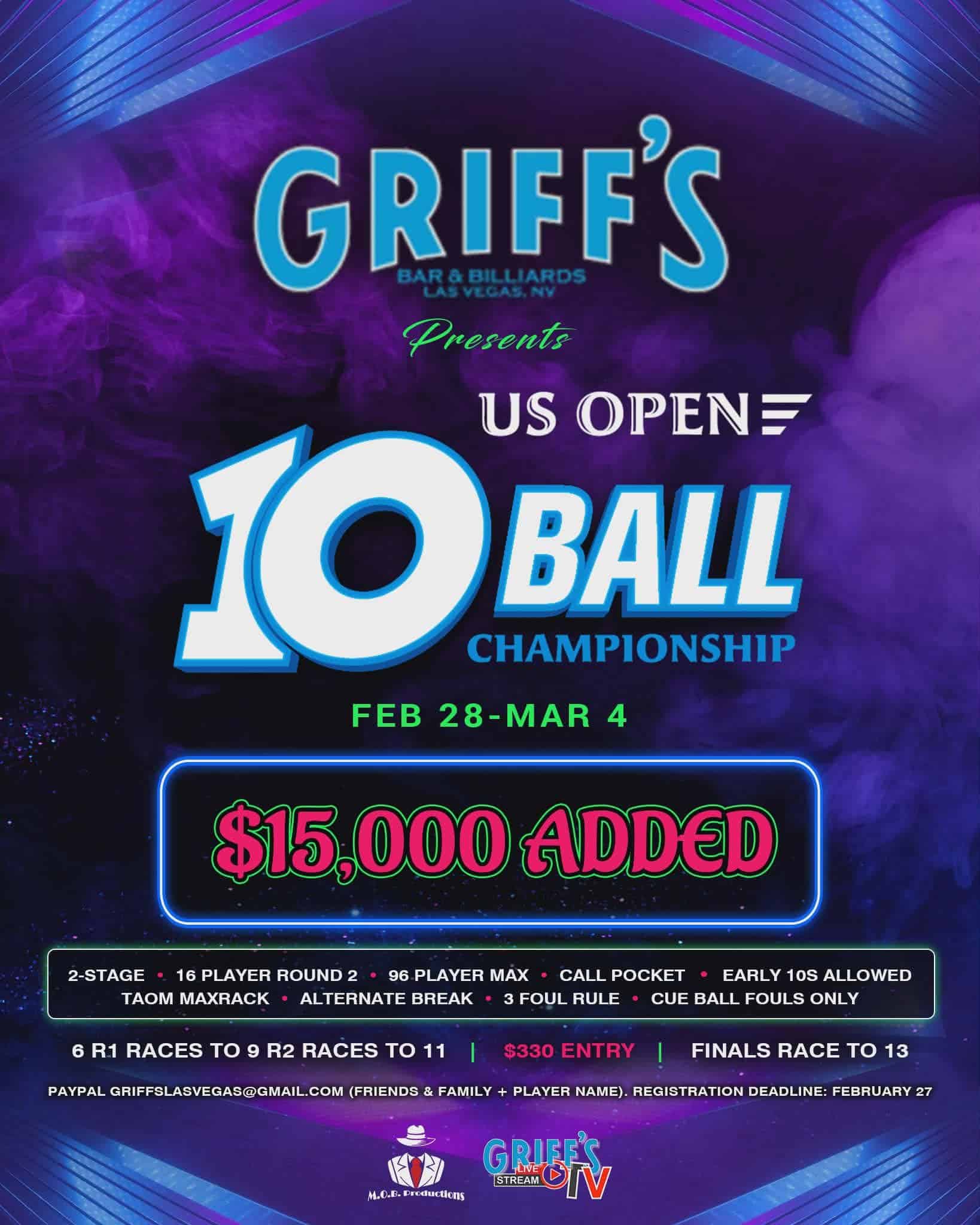 US Open 10-Ball Championship 2026 – Cuesports Live